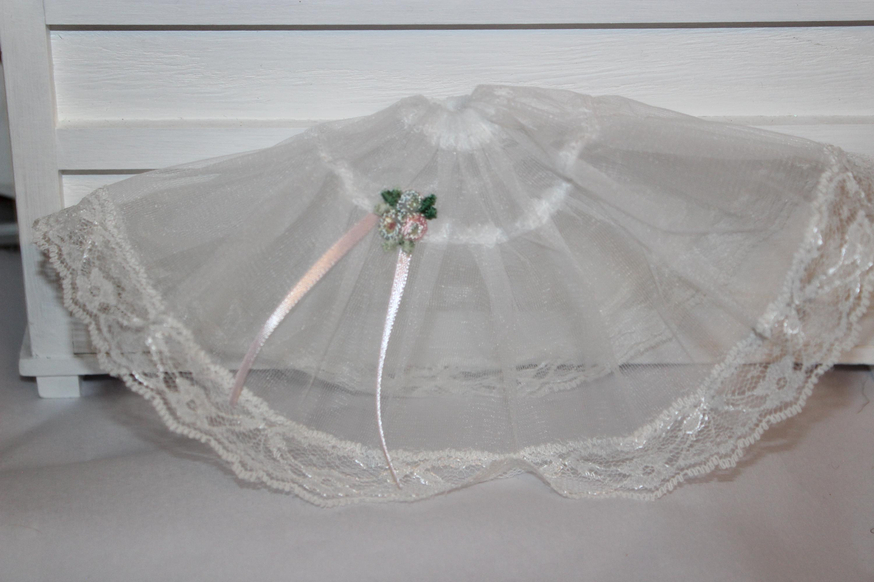Short White Crinoline Slip With Elastic Waist for 11.5” to 12” Fashion ...