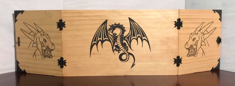 Wooden Custom Made Folding Dungeon Master DM Screen Dungeons - Etsy