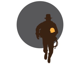 Indiana Jones Sticker - Etsy