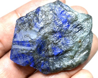 Raw Blue Gemstone - Etsy