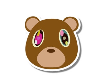Graduation Bear Kanye West - Etsy