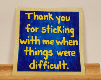 Thank You for Sticking With Me Card - Etsy