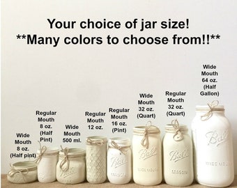 Painted Ball Jars - Etsy