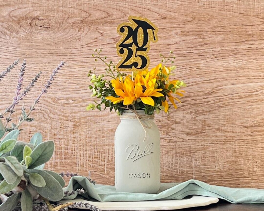 Graduation Decor, Class of 2025 Centerpiece, Class of 2025 Decorations ...