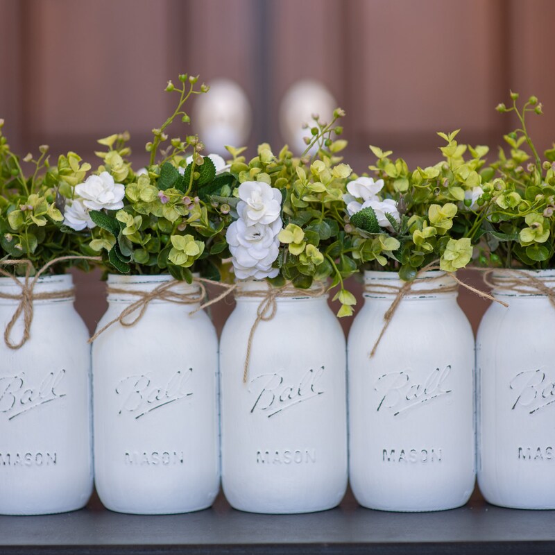 Rustic Mason Jars - Etsy