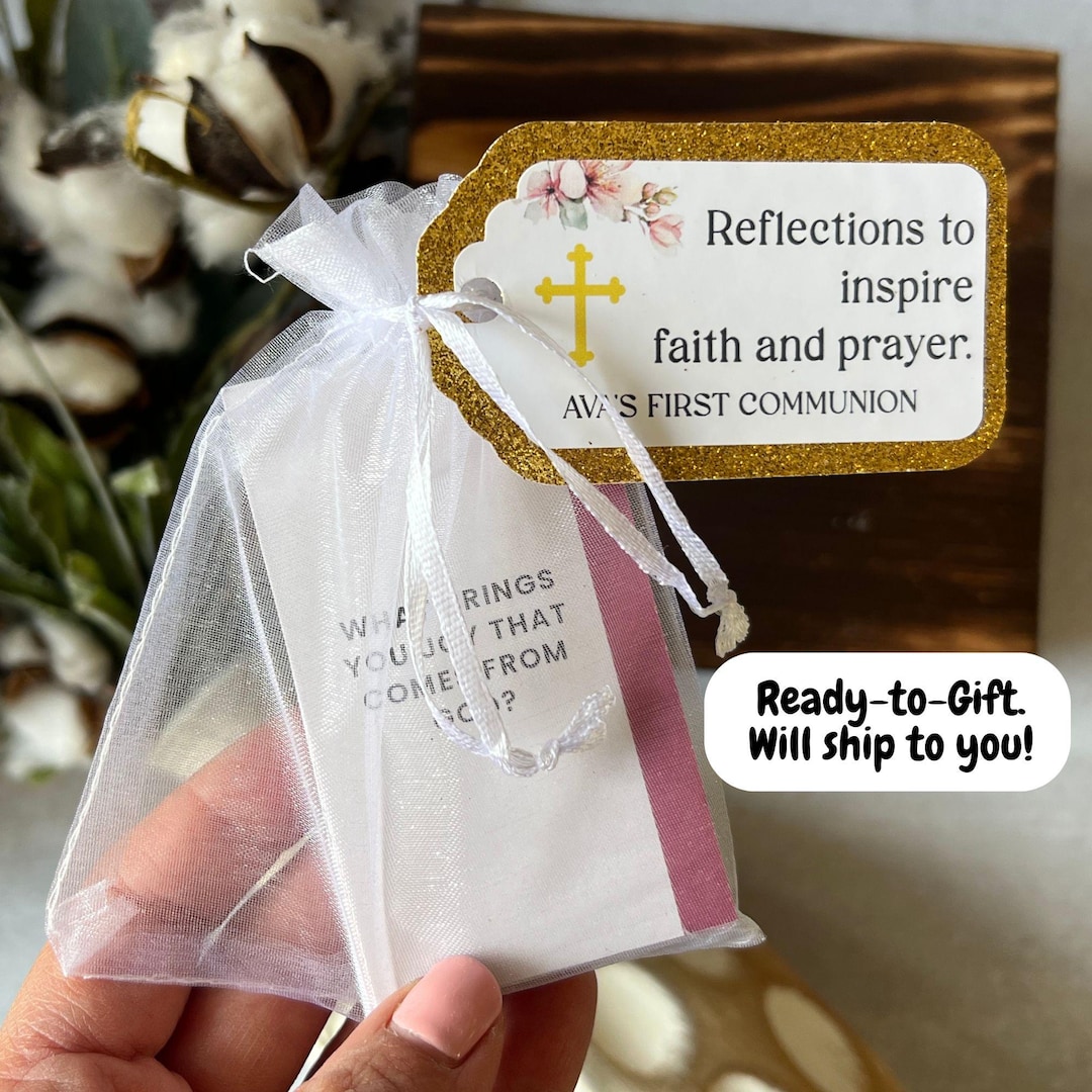 Personalized Baptism Party Favors – Set of 10, Ready to Gift - Baptism ...