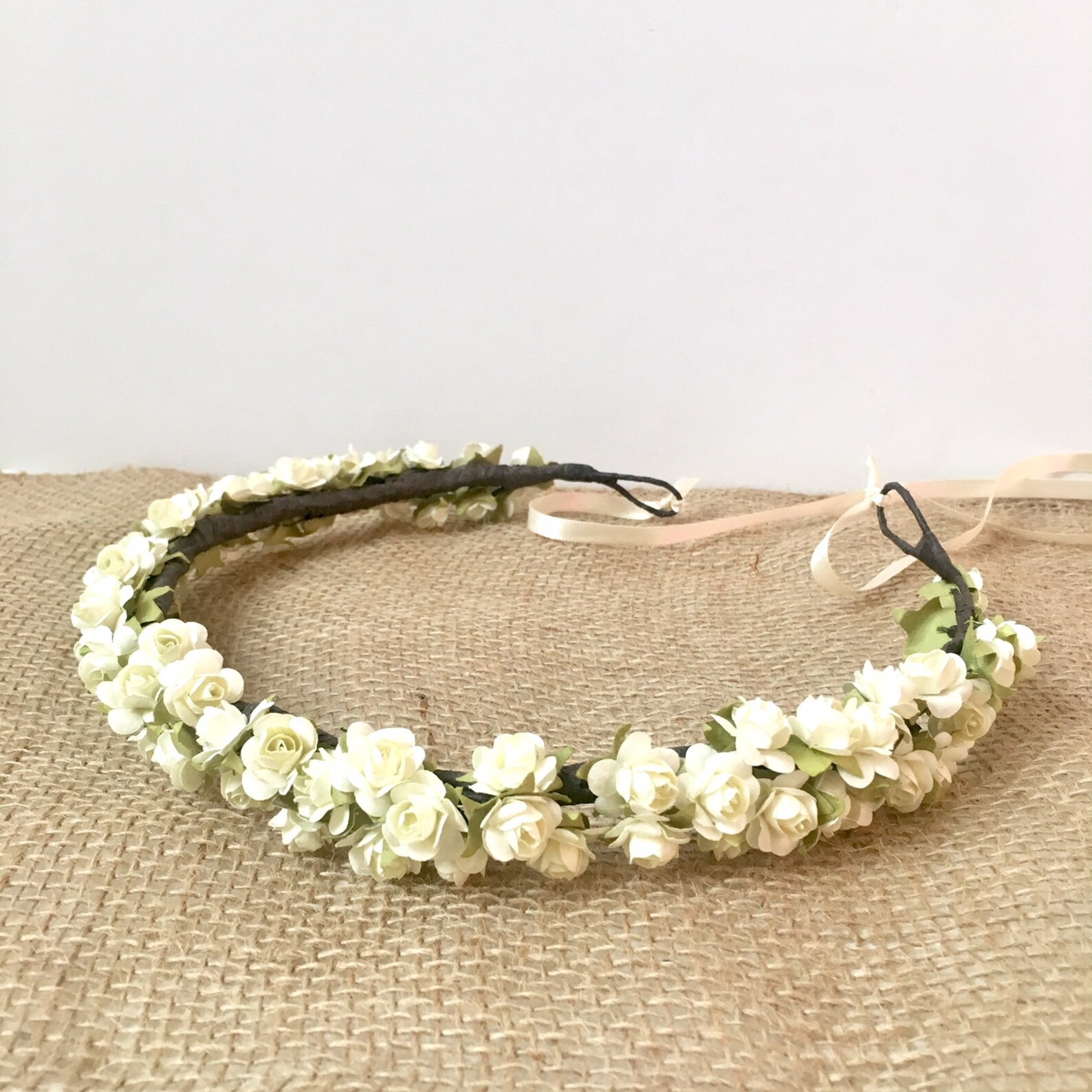 Prom Flower Crown Prom Prom Flower Hair Flower Crown for | Etsy