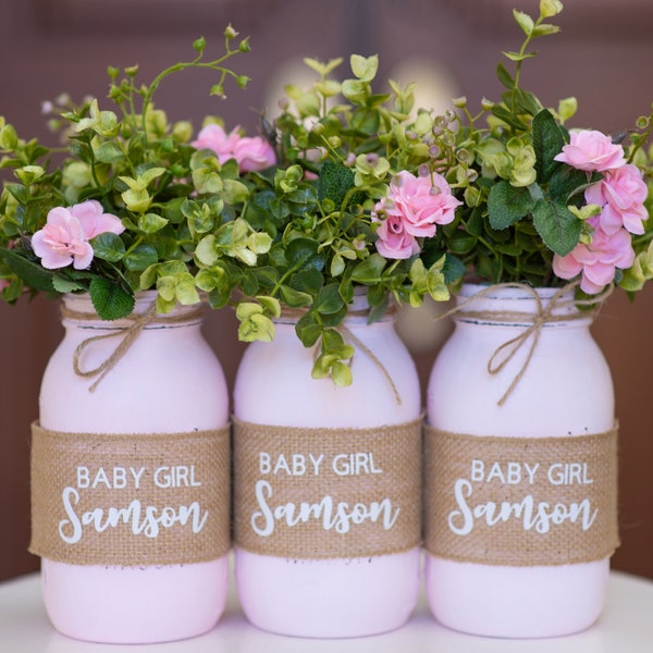 Baby Shower Vases - Etsy