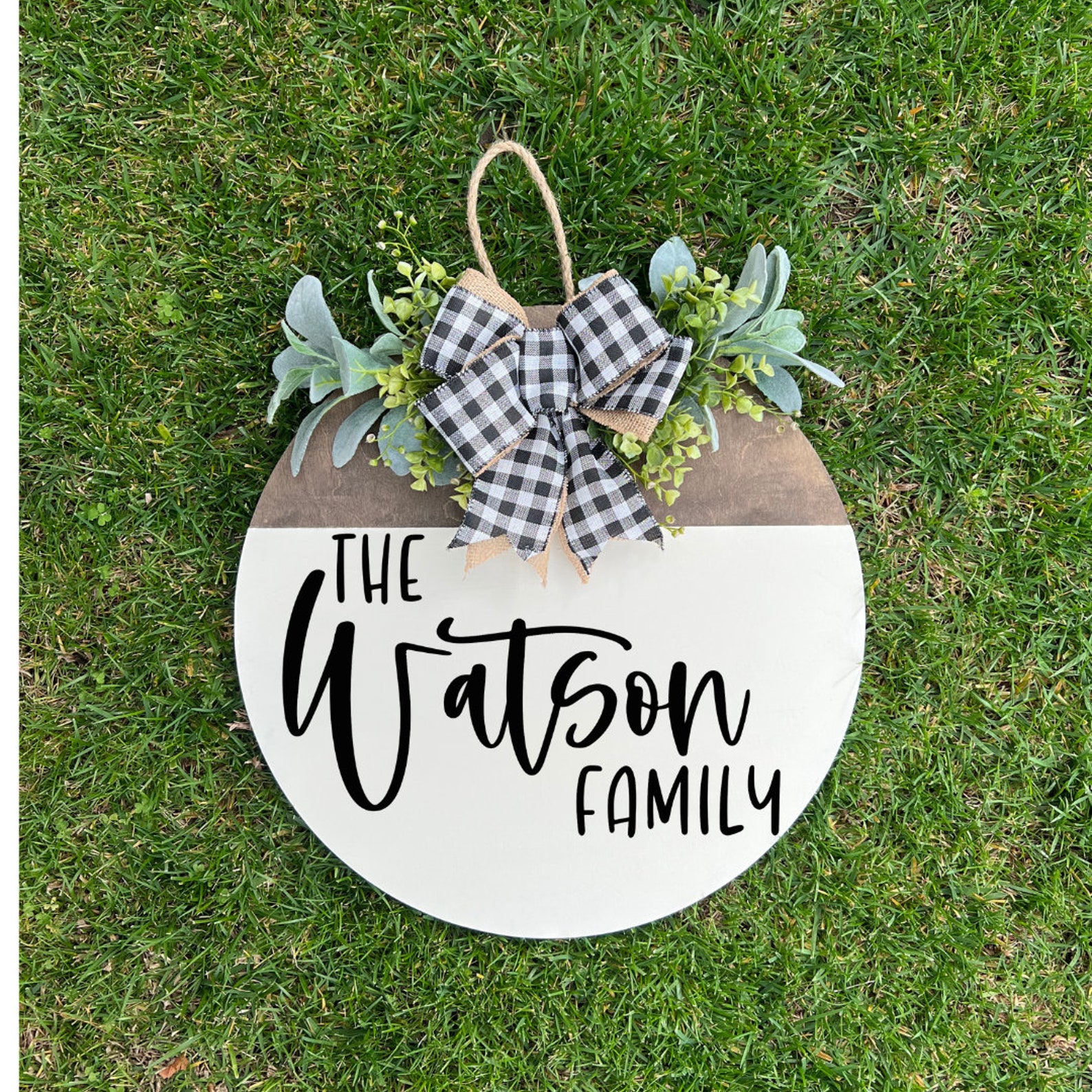 Personalized Door Hanger for Front Door Decor Personalized - Etsy