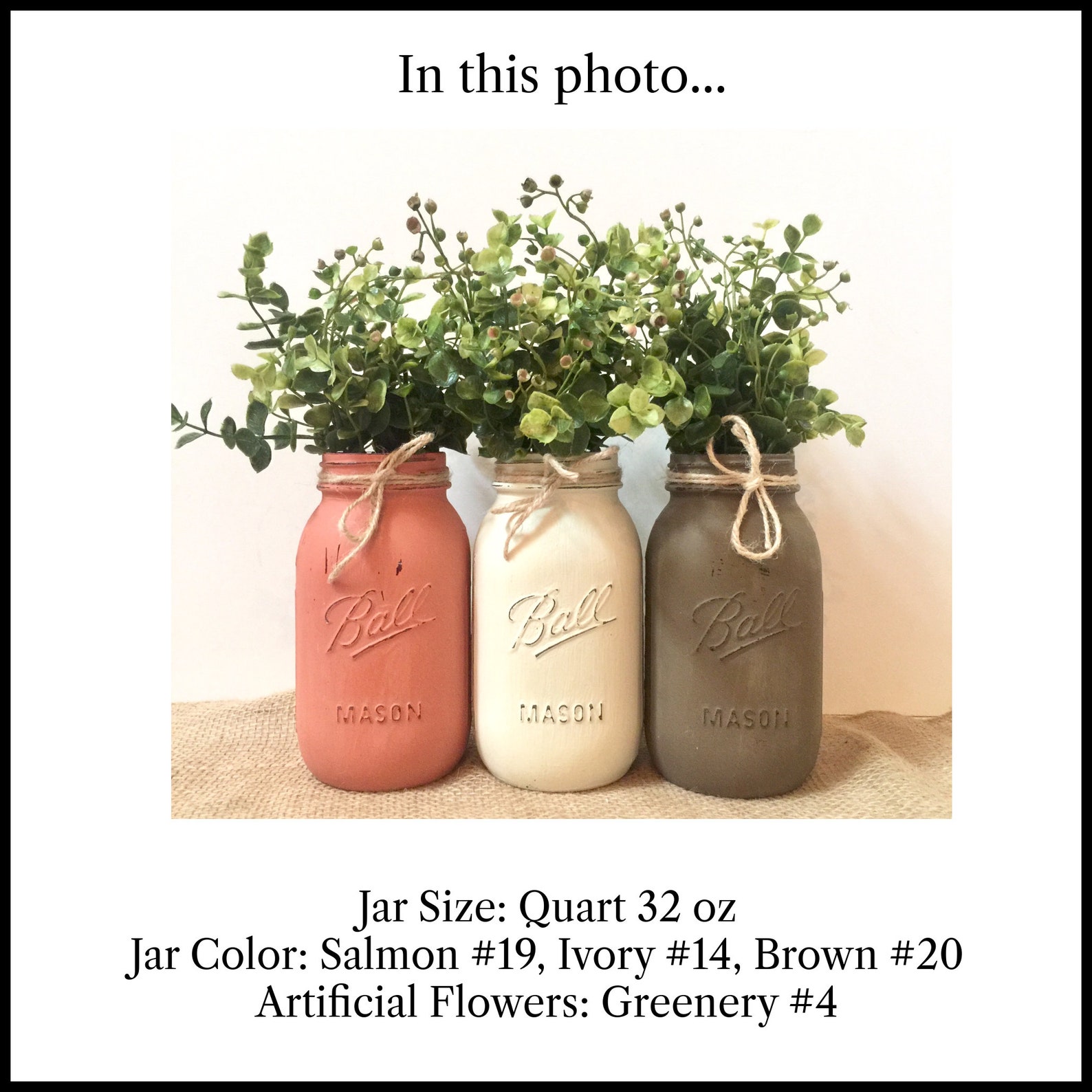 Farmhouse Mason Jar Centerpieces Mothers Day Gifts Decor - Etsy