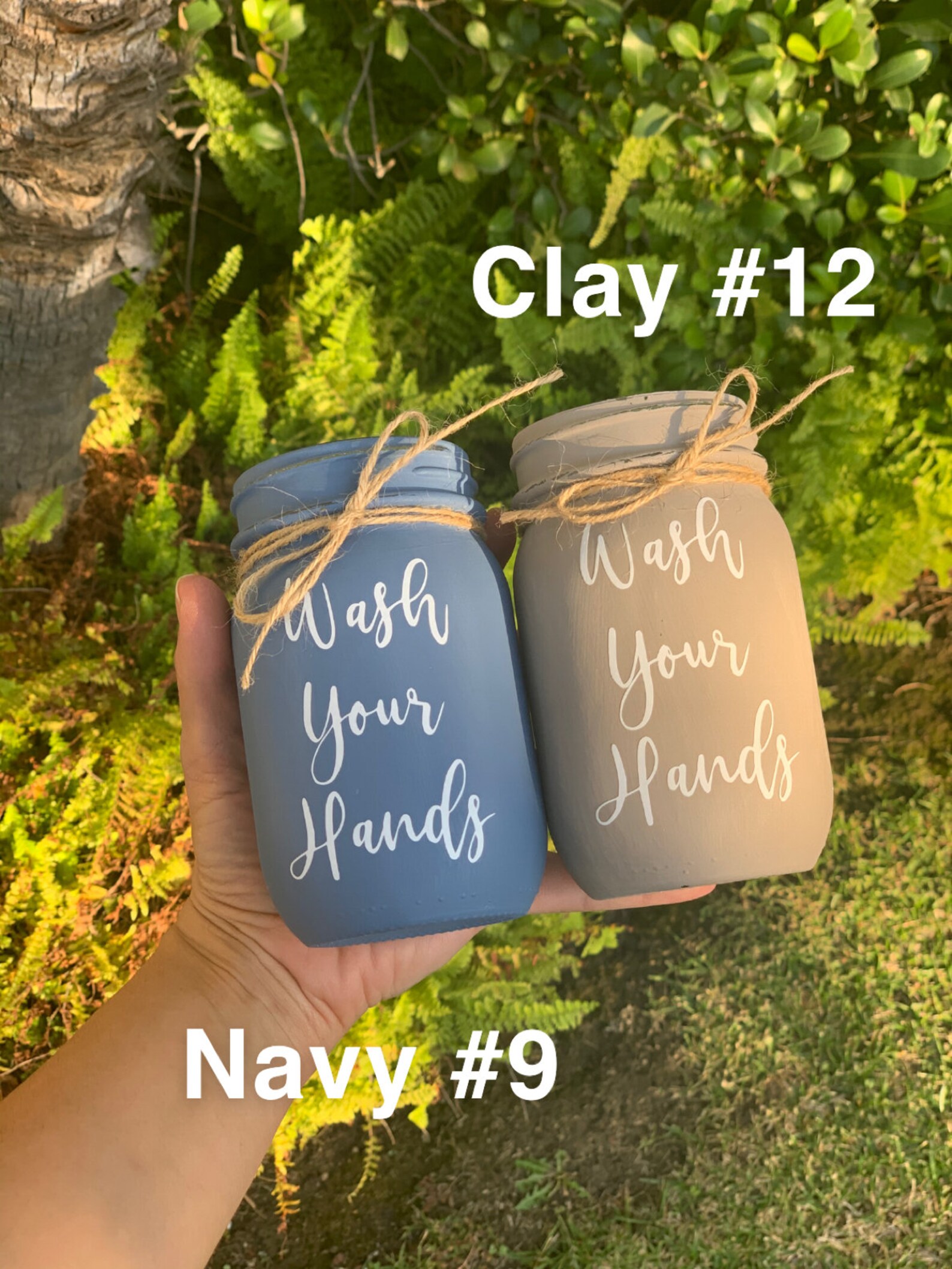 Wash Your Hands Mason Jar Decor for Bathroom Farmhouse Mason - Etsy