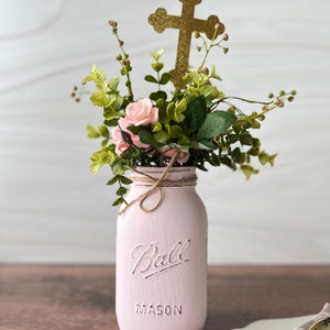 Baptism Centerpieces for Table, Baptism Centerpiece Girl, Baptism ...