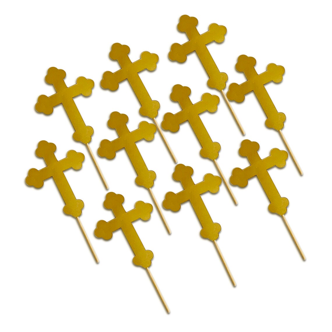 LARGE Gold Cross Centerpiece Topper Baptism Centerpiece - Etsy