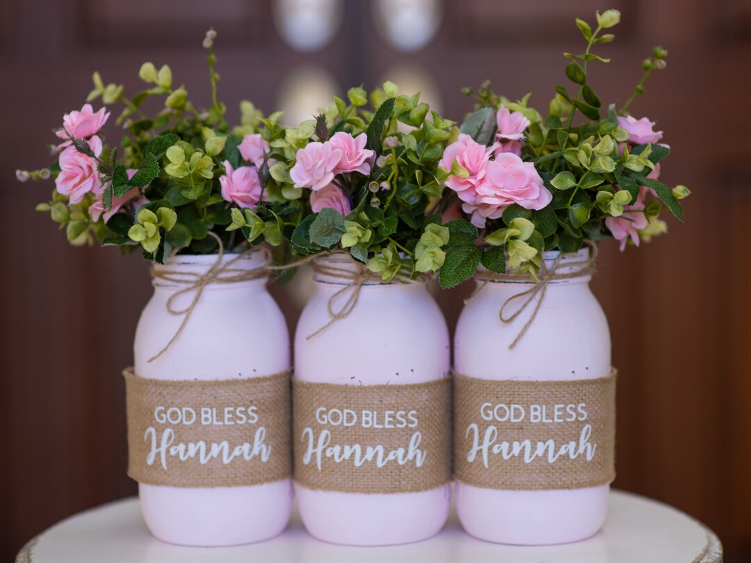 Baptism Decorations Girl Baptism Decor, Baptism Decorations for Tables ...