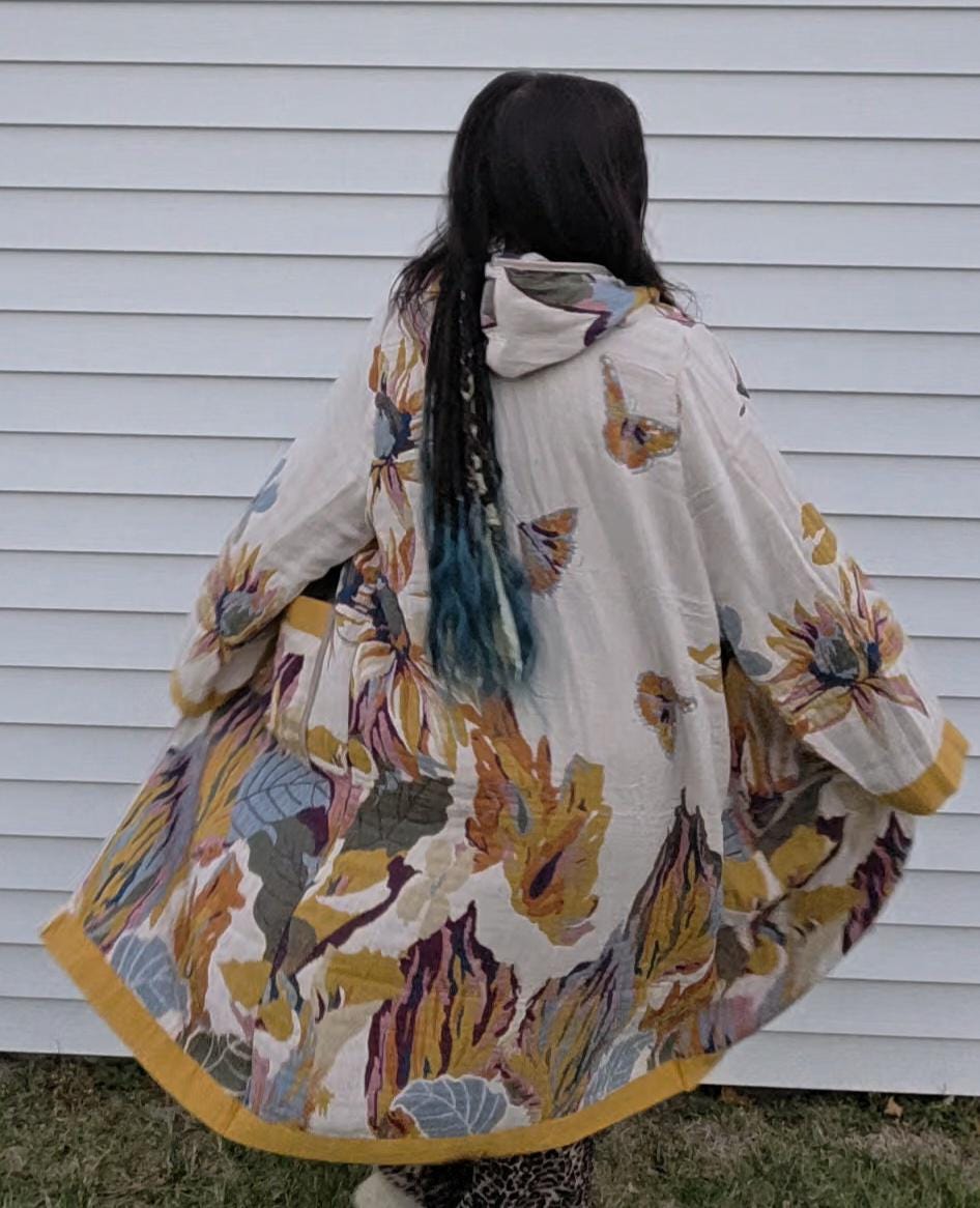 Upcycled Blanket Coat | One-of-a-kind Reclaimed Textile Jacket - Etsy