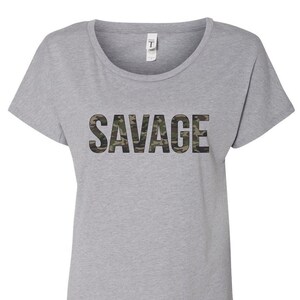Camo Savage Shirt - Savage, Plus Size, Camo Shirt, Gift for Teenager ...