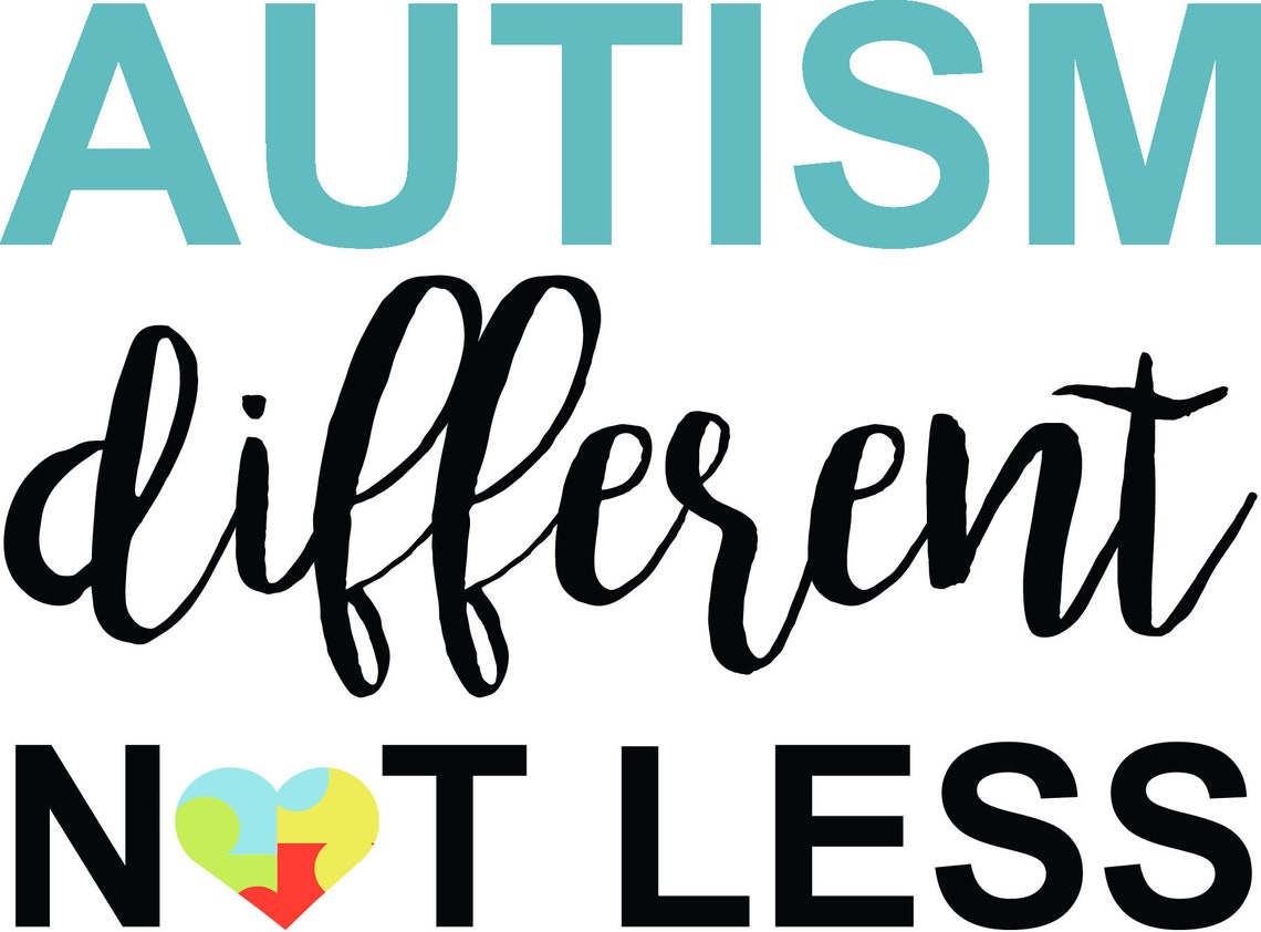 Autism Different Not Less Pajama Set Autism Awareness | Etsy