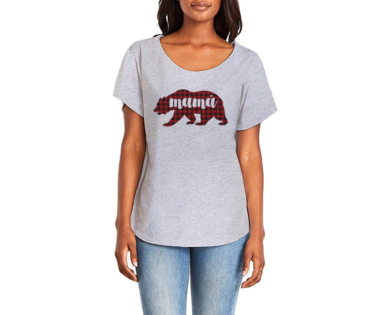 Mamá Oso Buffalo Plaid Women's Shirt Spanish Heritage - Etsy