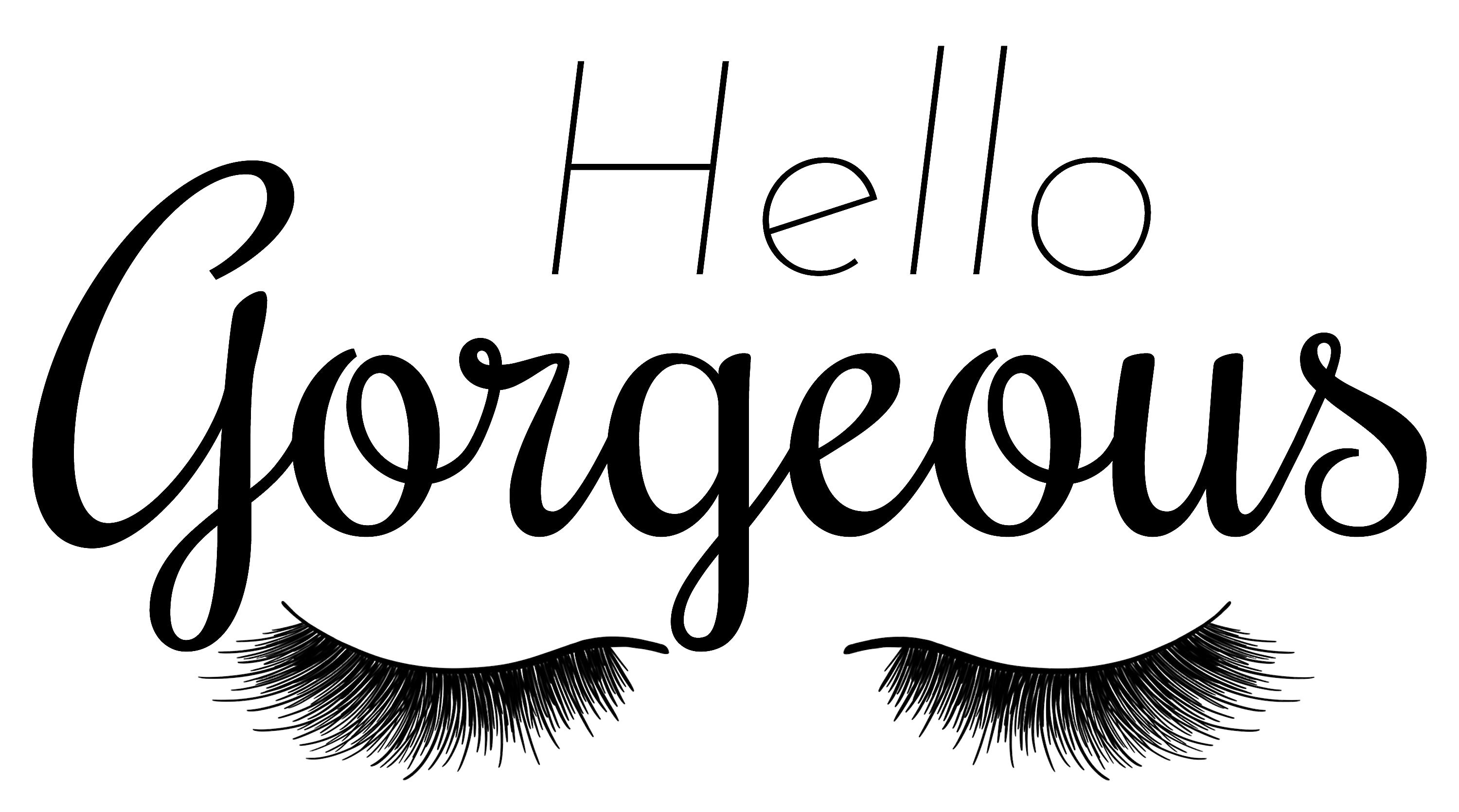 Hello Gorgeous Shirt - Gift for Her, Pajama Shirt, Plus Size, Morning ...
