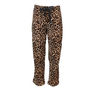 Girl Boss Fleece Leopard Print Pajama Set - Working Mom, Leopard Print ...
