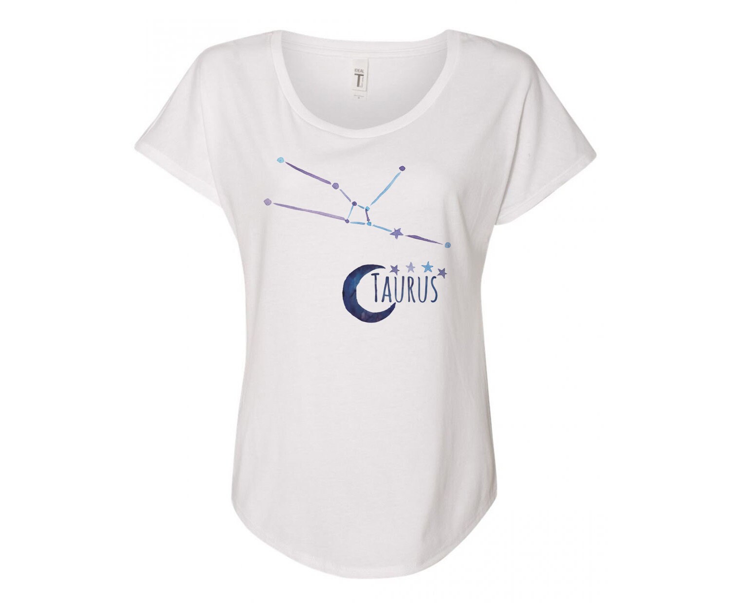 Taurus Constellation Shirt Taurus, Star Sign, Zodiac, White Shirt, Grey ...