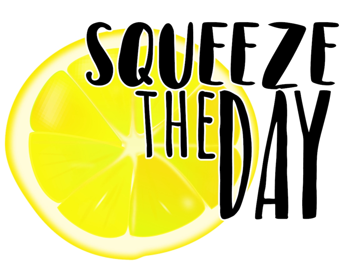 Squeeze the Day Mug Squeeze the Day Lemon Happy Mug - Etsy