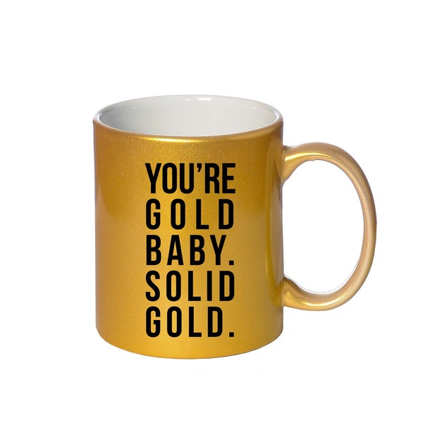 Gold Mug - Etsy