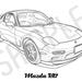 MAZDA RX7 Coolest Car Adult Coloring Page, Printable Coloring Pages ...