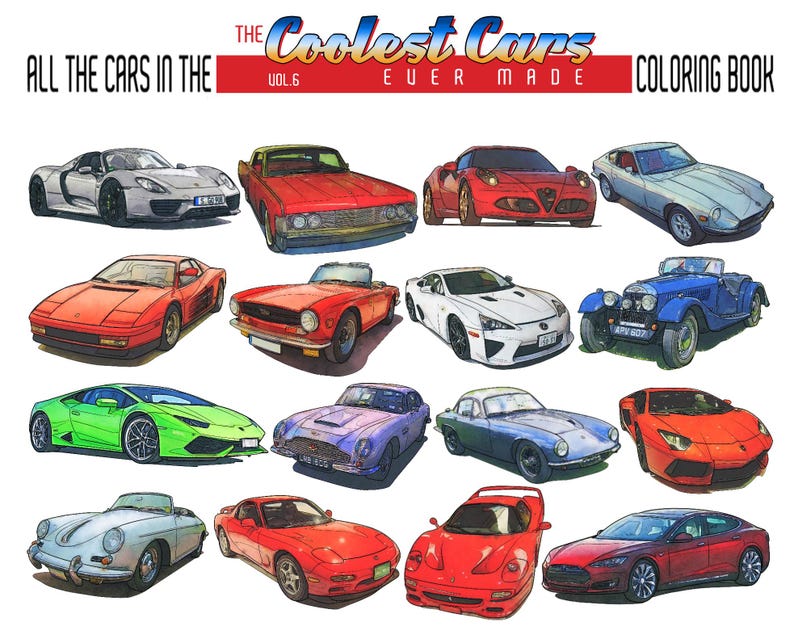 MAZDA RX7 Coolest Car Adult Coloring Page, Printable Coloring Pages ...