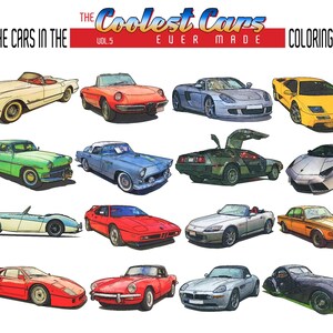 FORD THUNDERBIRD Coolest Car Adult Coloring Page, Printable Coloring ...