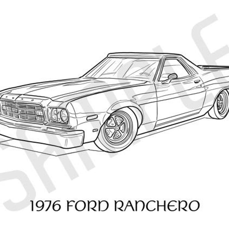 Ford Ranchero - Etsy