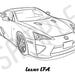 LEXUS LFA Coolest Car Adult Coloring Page, Printable Coloring Pages ...