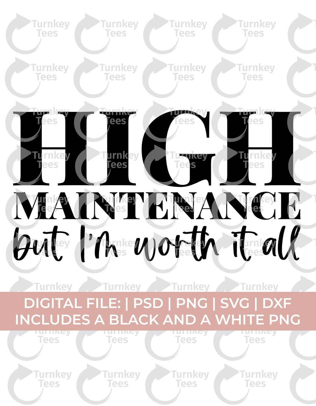 High Maintenance Svg Png, Worth Svg, Bougie Svg Png, Self Love Svg ...