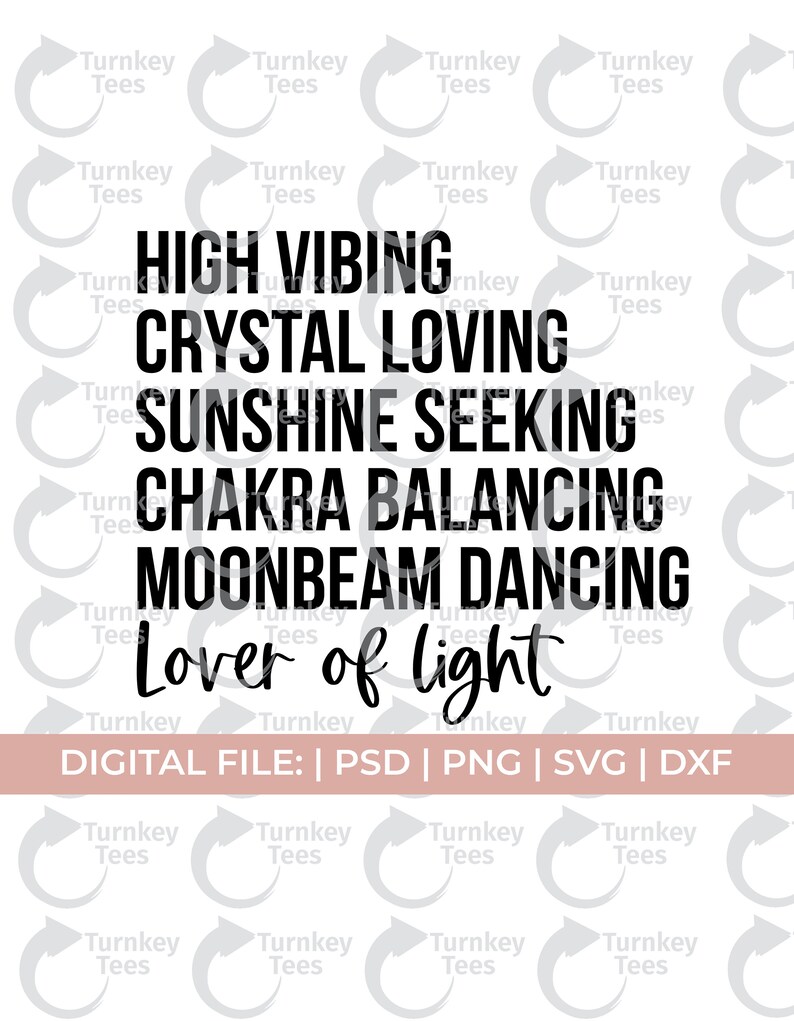 Spiritual Svg High Vibing Svg Crystal Svg Crystal Loving - Etsy