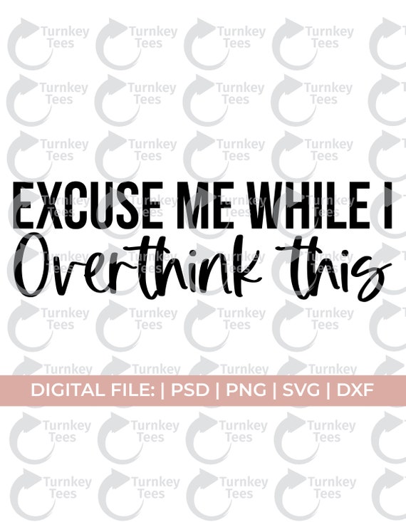 Overthink Svg Empath Svg Anxiety Svg Sarcasm Svg Introvert - Etsy Canada