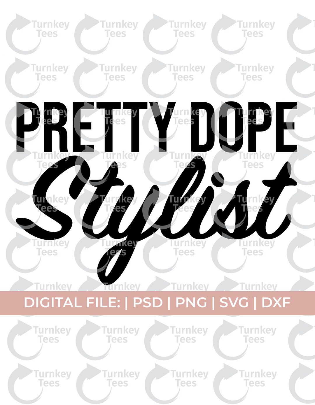 Pretty Dope Stylist Svg Hairdresser Svg Cosmetologist Svg - Etsy