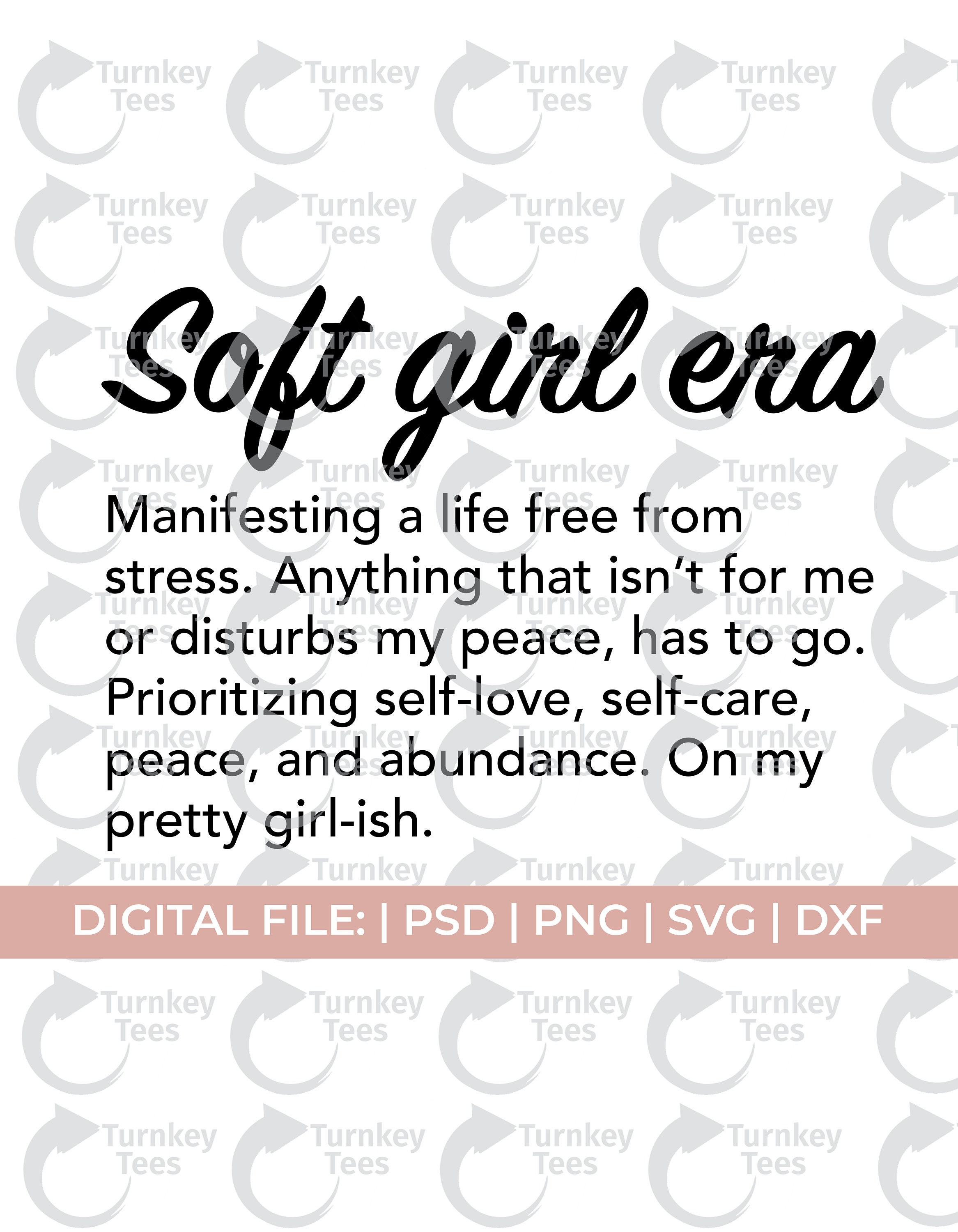 Soft Girl Era Svg, Manifest Svg, Soft Girl Svg, Self Care Svg, Self Love Svg, Manifesting Svg ...