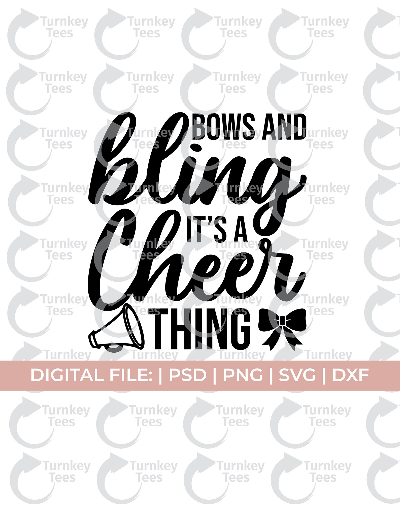 Cheerleading Svgbows and Bling Svgcheer Thing | Etsy