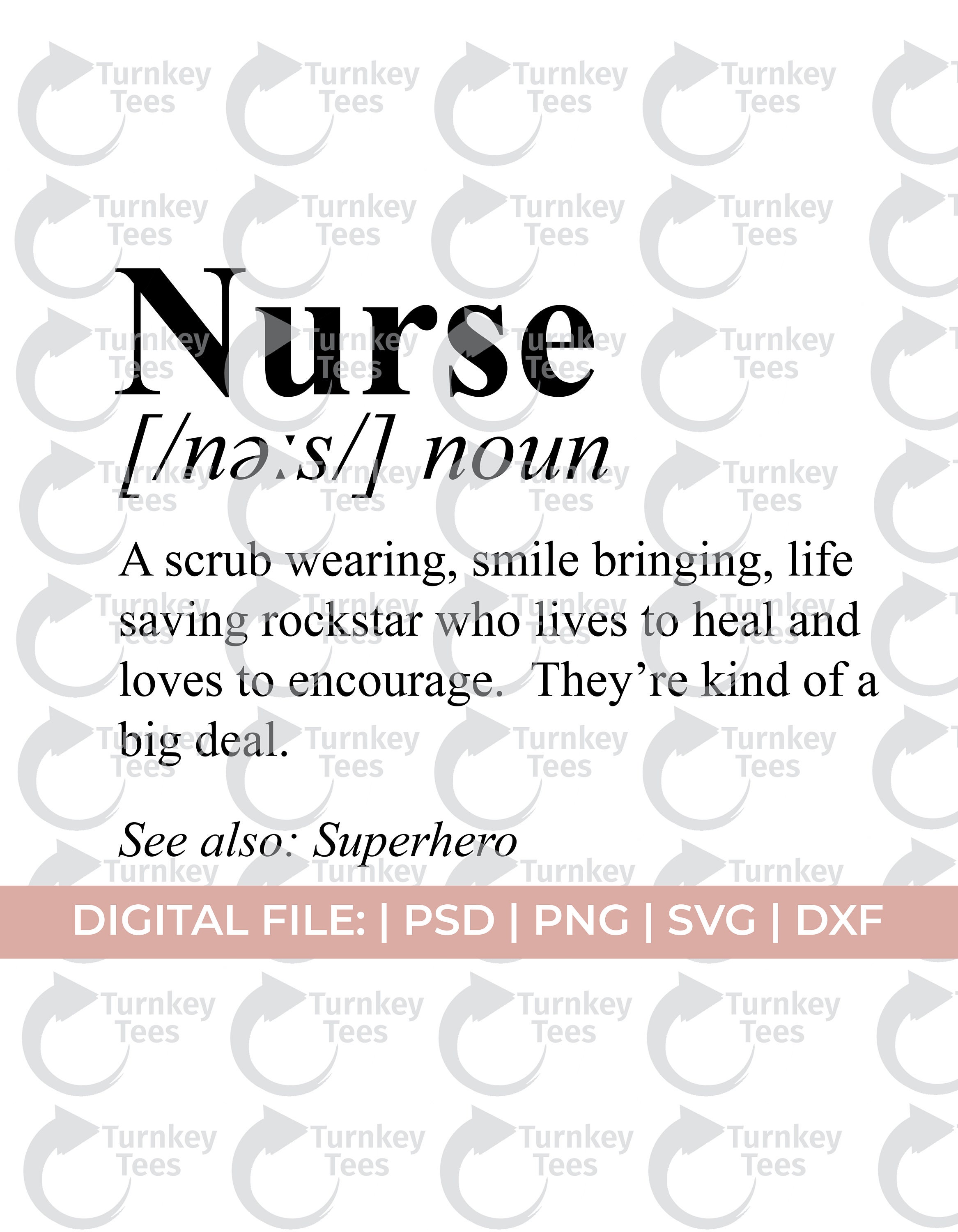 Nurse Definition Svgfunny Nurse Svgcna Svgnursing - Etsy