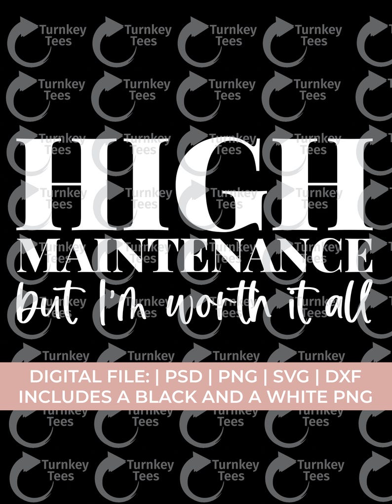 Boujee SVG | High Maintenance SVG | Classy Luxury Svg | Funny Bougie ...