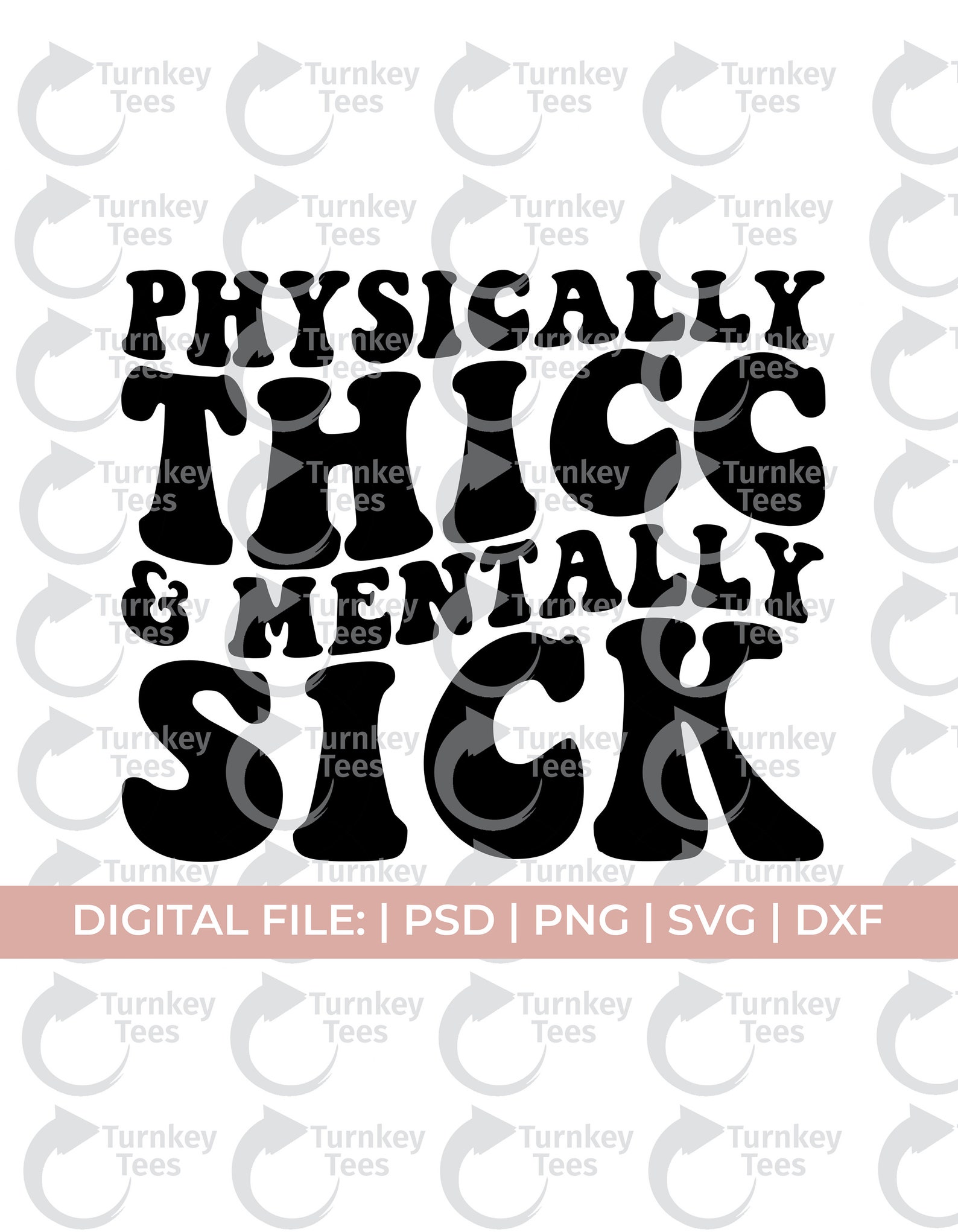 Physically Thicc and Mentally Sick Svg Bipolar Svg Manic - Etsy