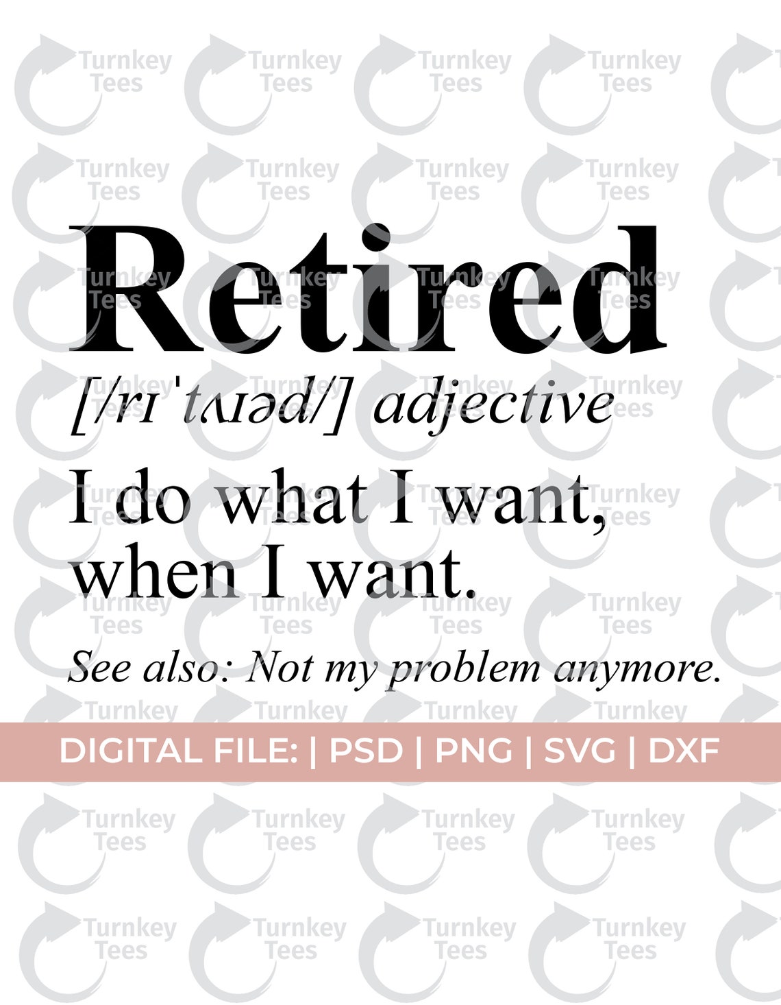 Retirement Svgretired Definition Svgretired Svgretirement - Etsy