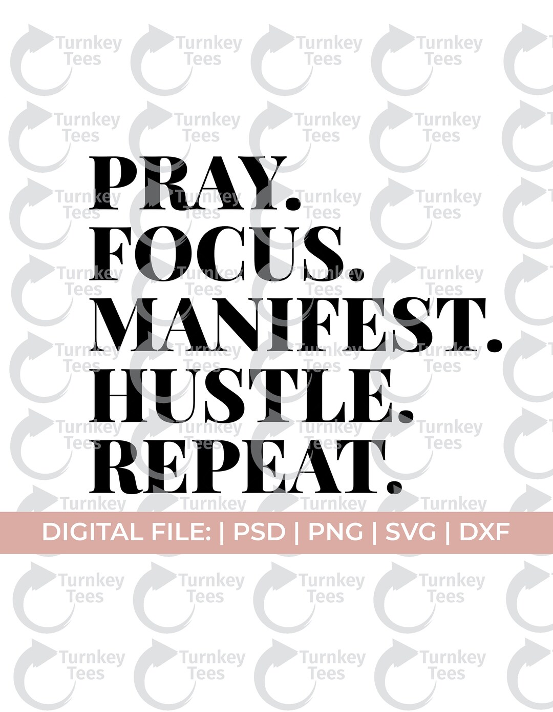 Manifest Svg|motivational Svg|pray Svg|hustle Svg|small Business Svg ...