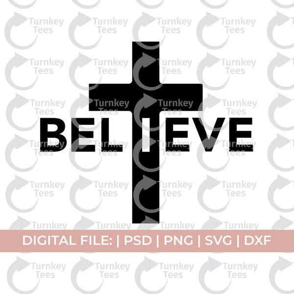 Believe Cross - Etsy