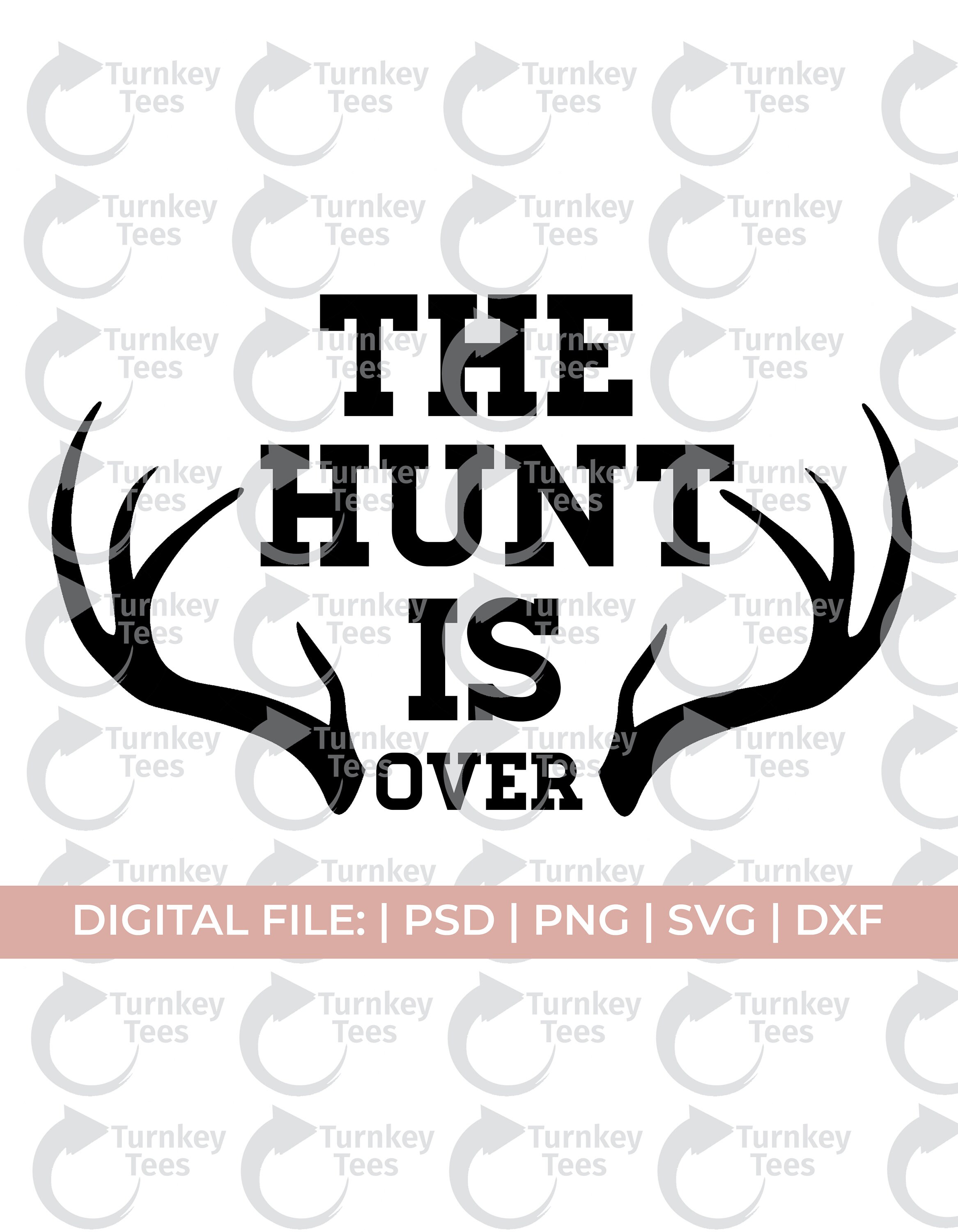 The hunt is over svgengagement svgnewly engaged svgfiance | Etsy