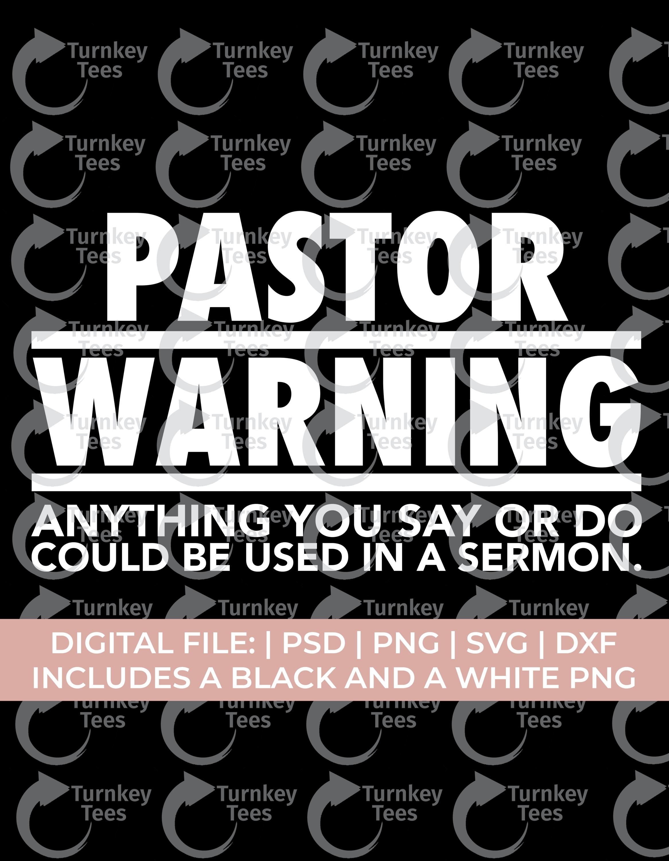 Pastor Svg Png, Pastor Warning Svg, Funny Pastor Svg, Christian Svg ...