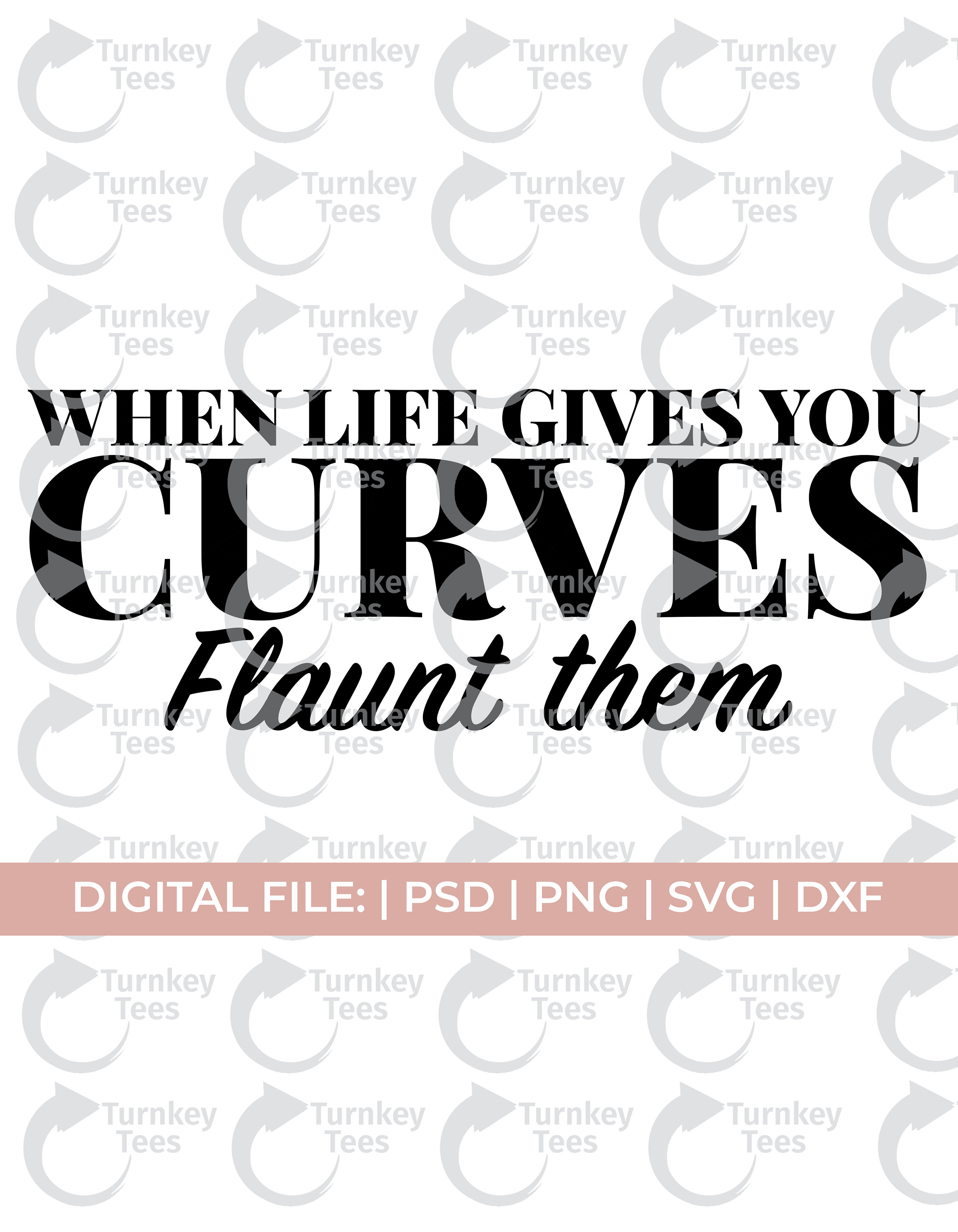 Curvy Svgcurves Svgwhen Life Gives You Curves Svgthick - Etsy
