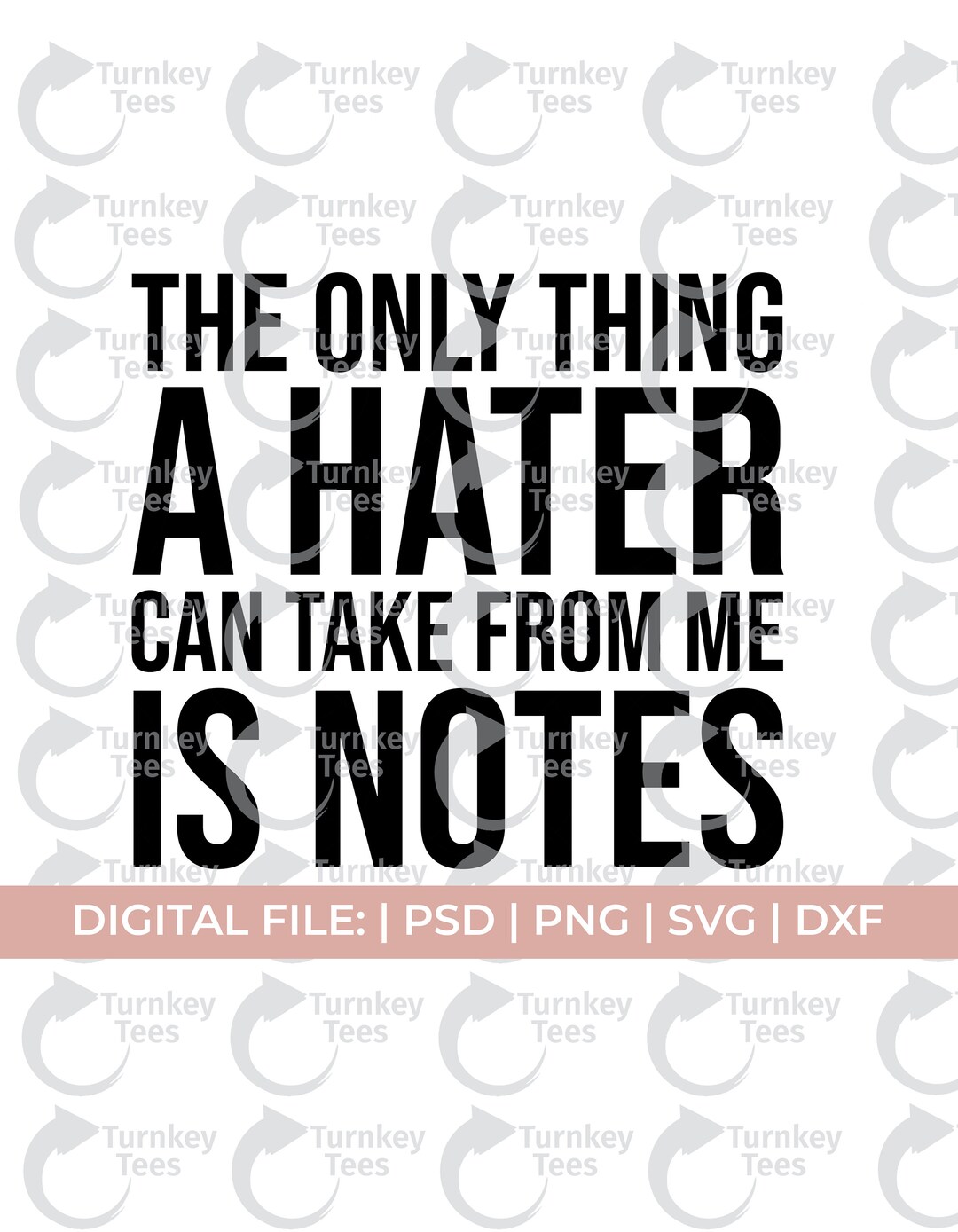 Hater Svg, Motivational Svg, the Only Thing a Hater Svg, Small Business ...