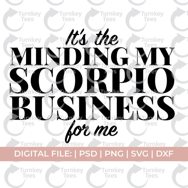 Scorpio Svg - Etsy