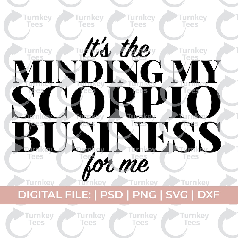 Scorpio Svg - Etsy